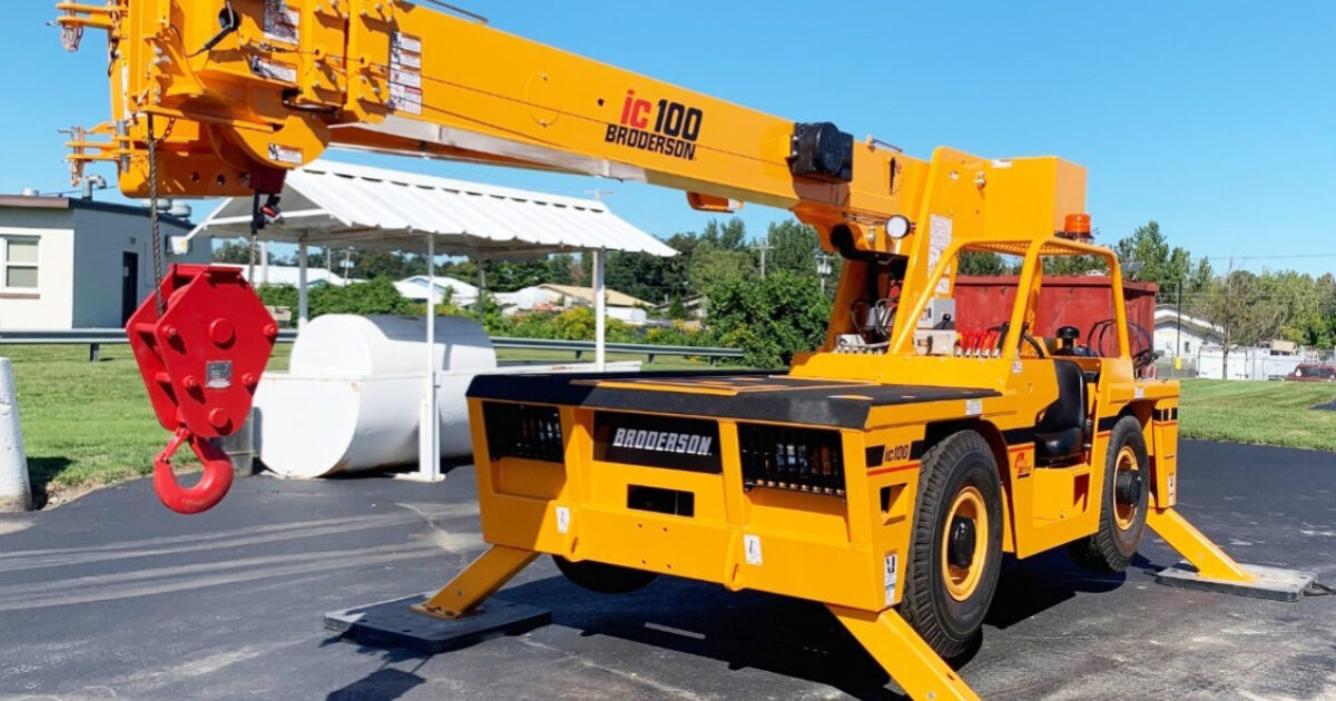 Broderson IC-100 Crane Overview and Specifications | Bigge.com