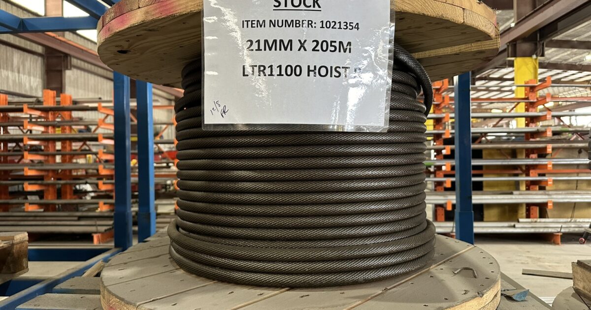 Liebherr Wire Rope - 21mm x 673' Parts For Sale | Bigge.com