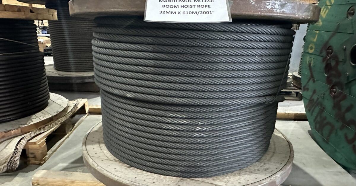 Manitowoc Wire Rope - 32mm x 2001' Parts For Sale | Bigge.com