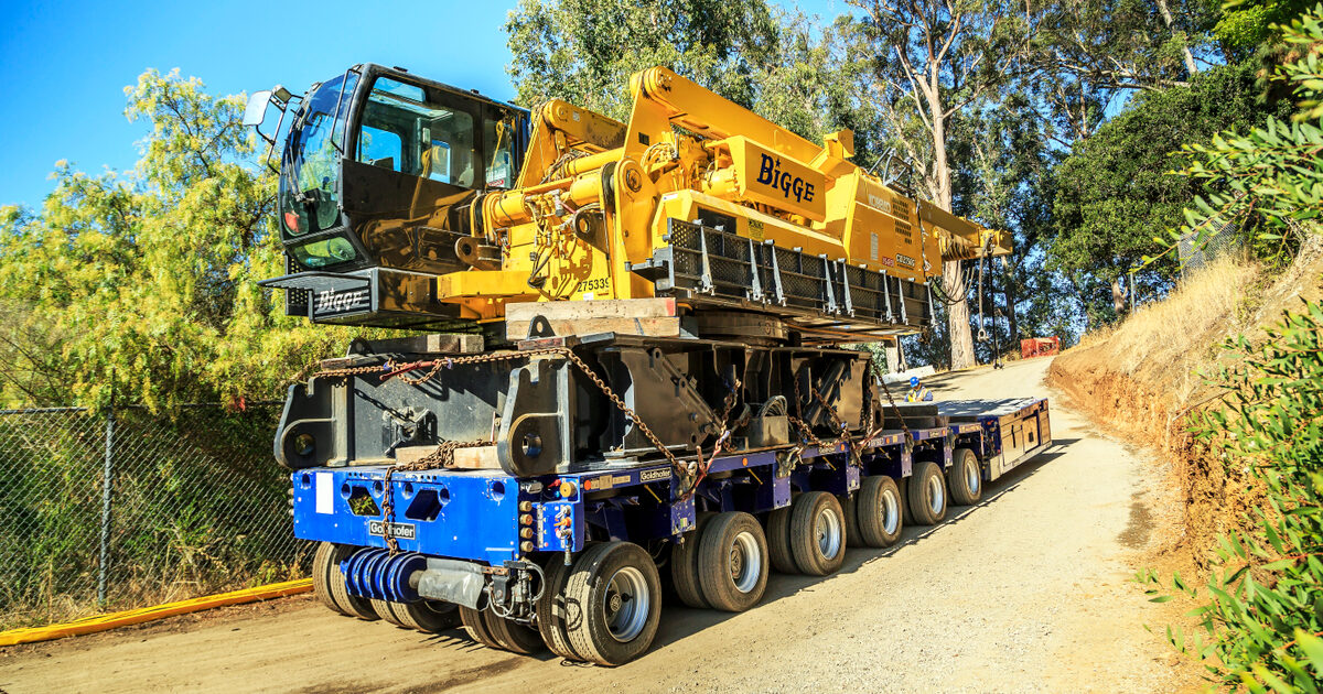 Goldhofer PST/SL-6 Crane Overview and Specifications | Bigge.com
