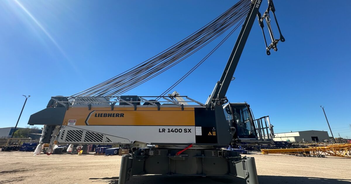 2026 Liebherr LR 1400 SX Crawler Crane For Sale | Bigge.com