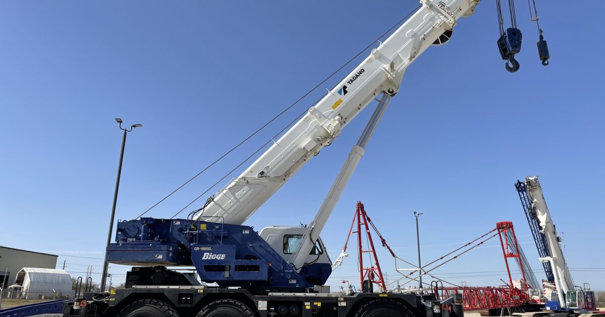 Tadano GR-1600XL-2 Crane Overview and Specifications | Bigge.com