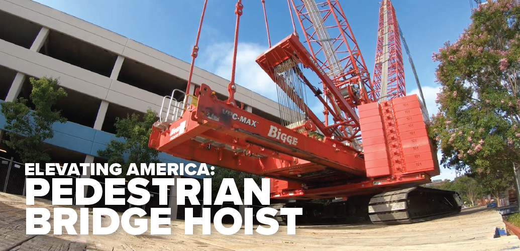 Elevating America: Pedestrian Bridge Hoist | Bigge.com